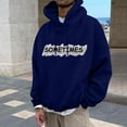 BVnarty Unisex Fall Winter Letter Print Hoodie Drawstring Sweatshirt ...