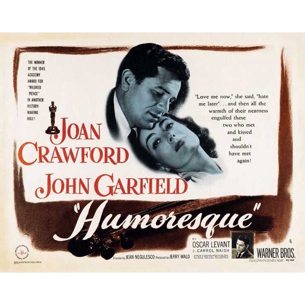 Humoresque - movie POSTER (Style A) (30" x 40") (1946) - Walmart.com