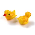 20pcs Handmade Lampwork Beads Duck Gold 17x14x12.5mm Hole: 1mm ...