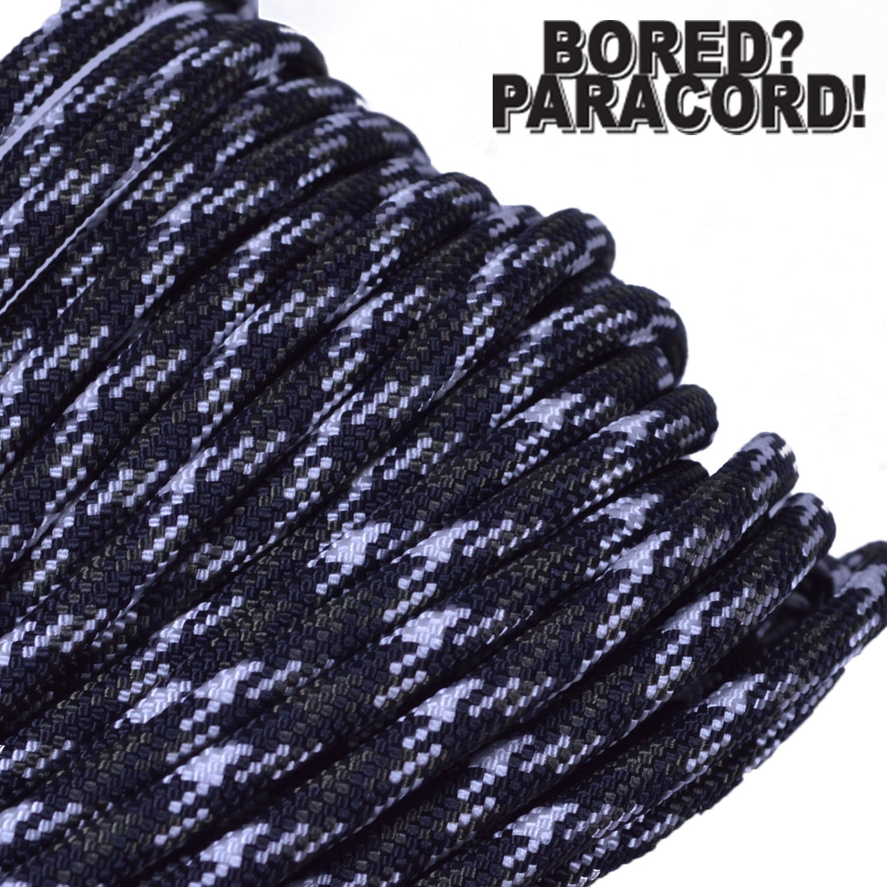 Bored Paracord Brand 550 lb Type III Paracord - ARMY Camo 100 Feet ...