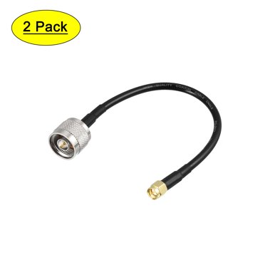 Uxcell BNC Male to Male Coaxial Jumper Cable 50 ohm 6-inch RG174 - Walmart.com