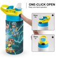 Cash And Nico Insulated Stainless Steel Water Bottle with Straw Vacuum ...