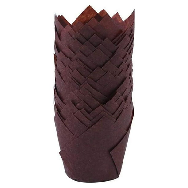 Deliciosos capacillos para hornear con forma de tulipán: 150 mini ...