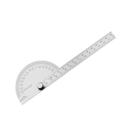 180° Protractor Woodworking Worker Stainless Steel Adjustable Accurate ...