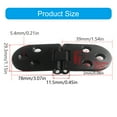Zincs Alloy Down Cabinet Door Hinge 180 Degree Furniture Hinges Folding ...