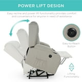 Best Choice Power Lift Recliner Chair, Overstuffed, Massage, Heat, USB ...