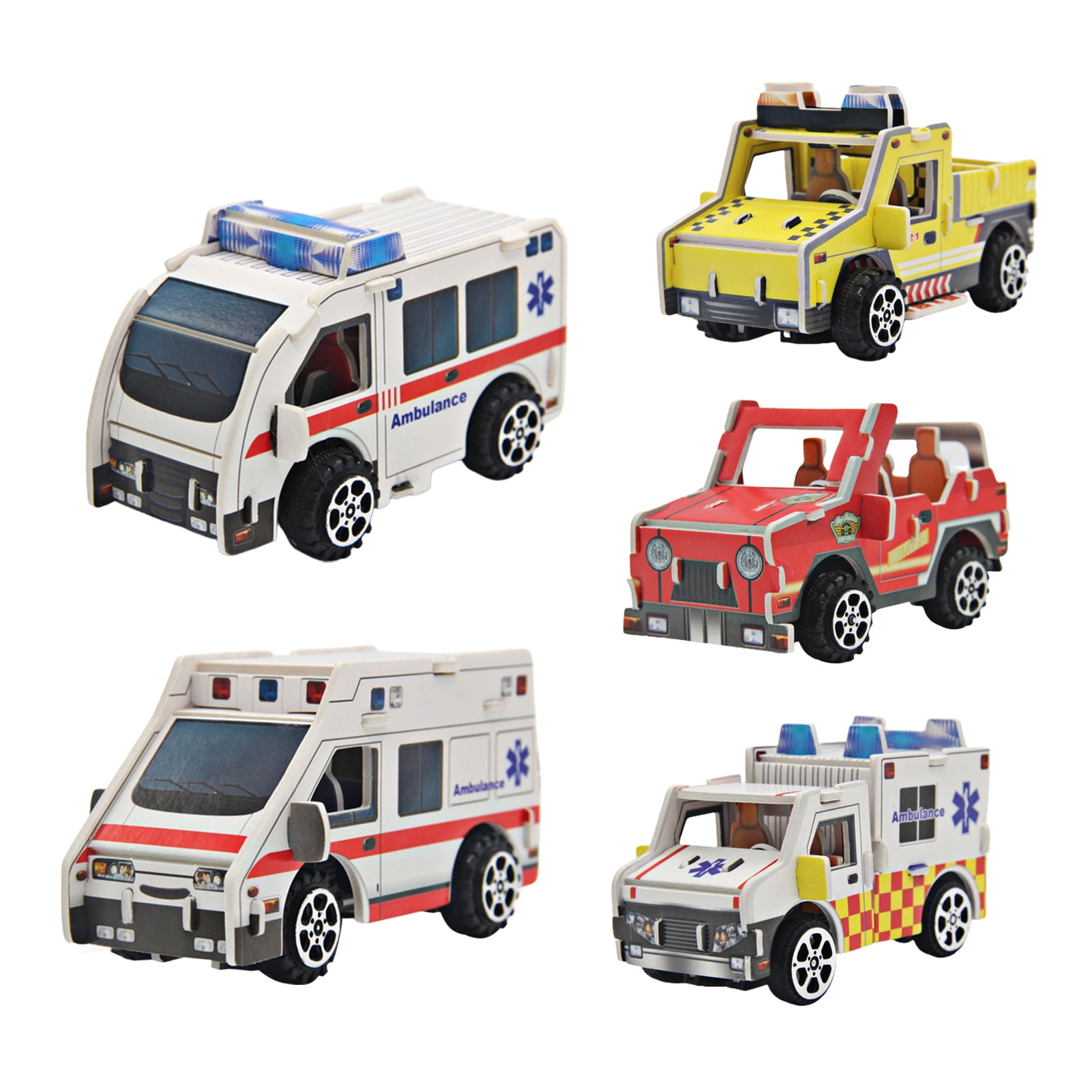 Travelwant 5Sets 3D Paper Car Puzzles, DIY STEM Projects, Educational ...