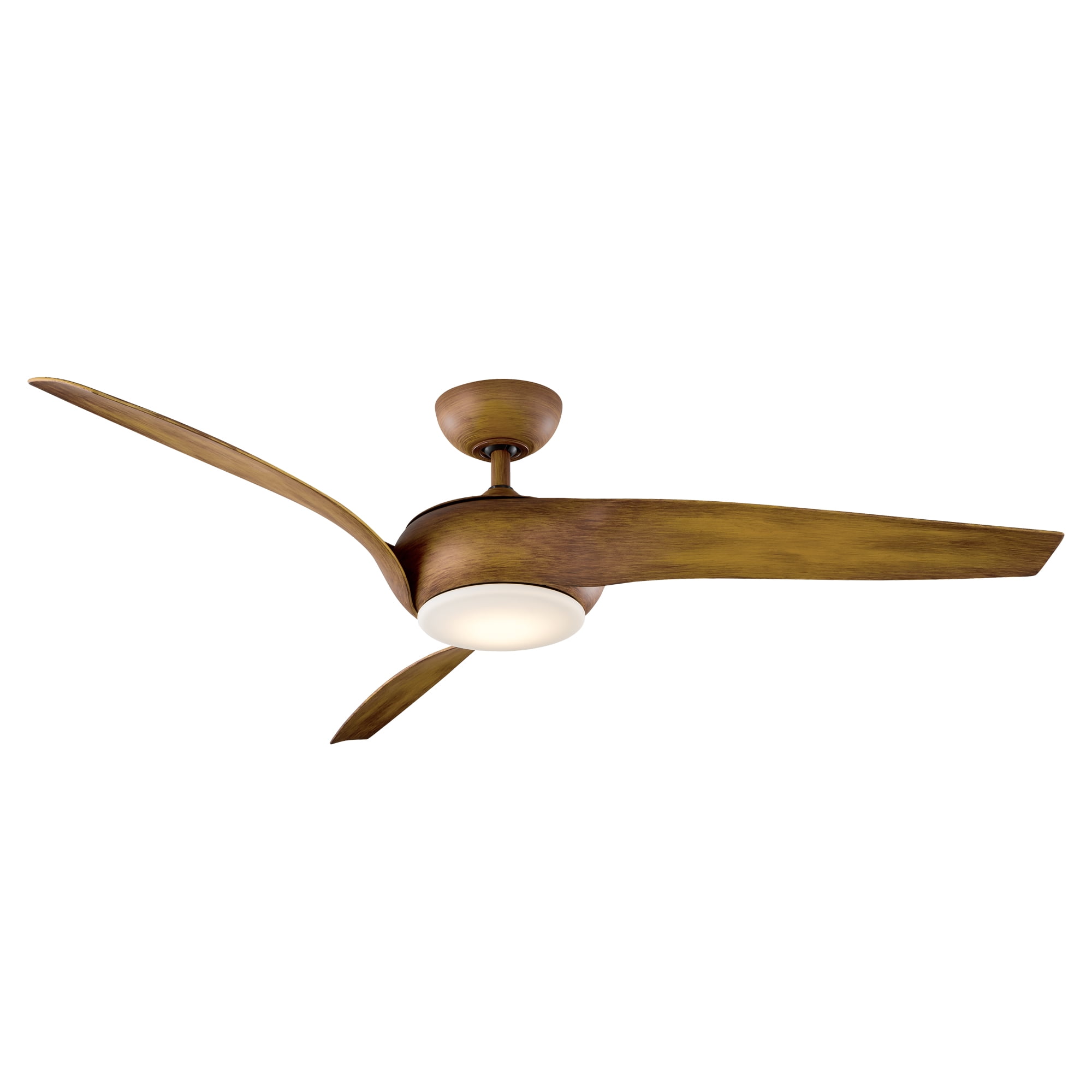 Nirvana Indoor and Outdoor 3-Blade Smart Ceiling Fan 56in Distressed ...