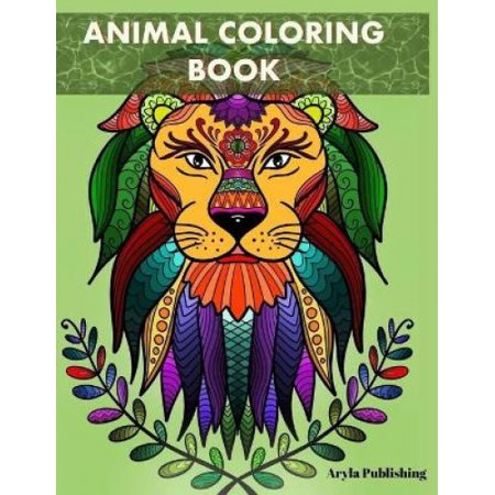 Animal Coloring Book: Adult Colouring Mandela Fun Stress Relief ...