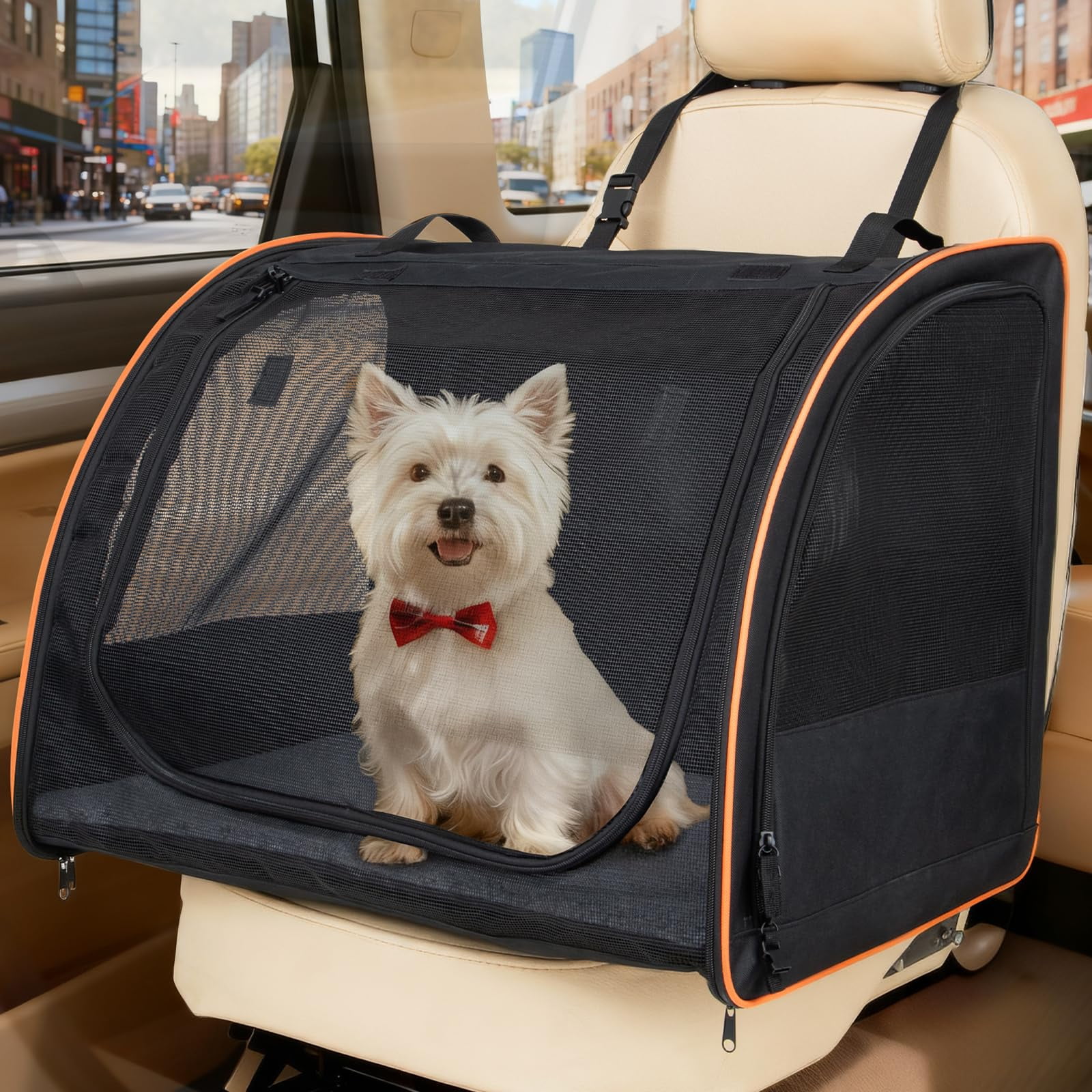 Click here for Unicitii Dog Car Seat  Enclosed Carrier For Pets T... prices
