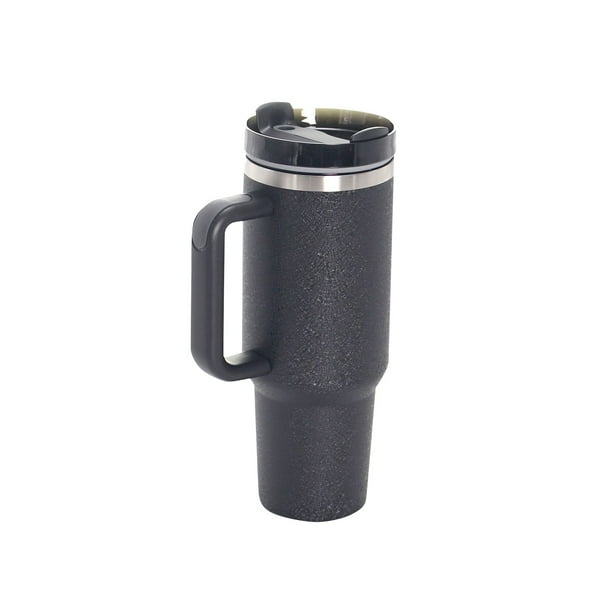 Termo Acero Inoxidable 40 OZ, Termos para Cafe, Termo con Popote Tapa y Asa, 1.2 Litros, Vasos ...