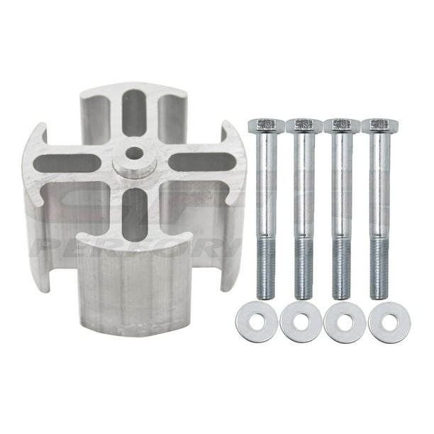 Aluminum Fan Spacer 2" Thick 5/8" Pilot With Bolts Washers Machined ...