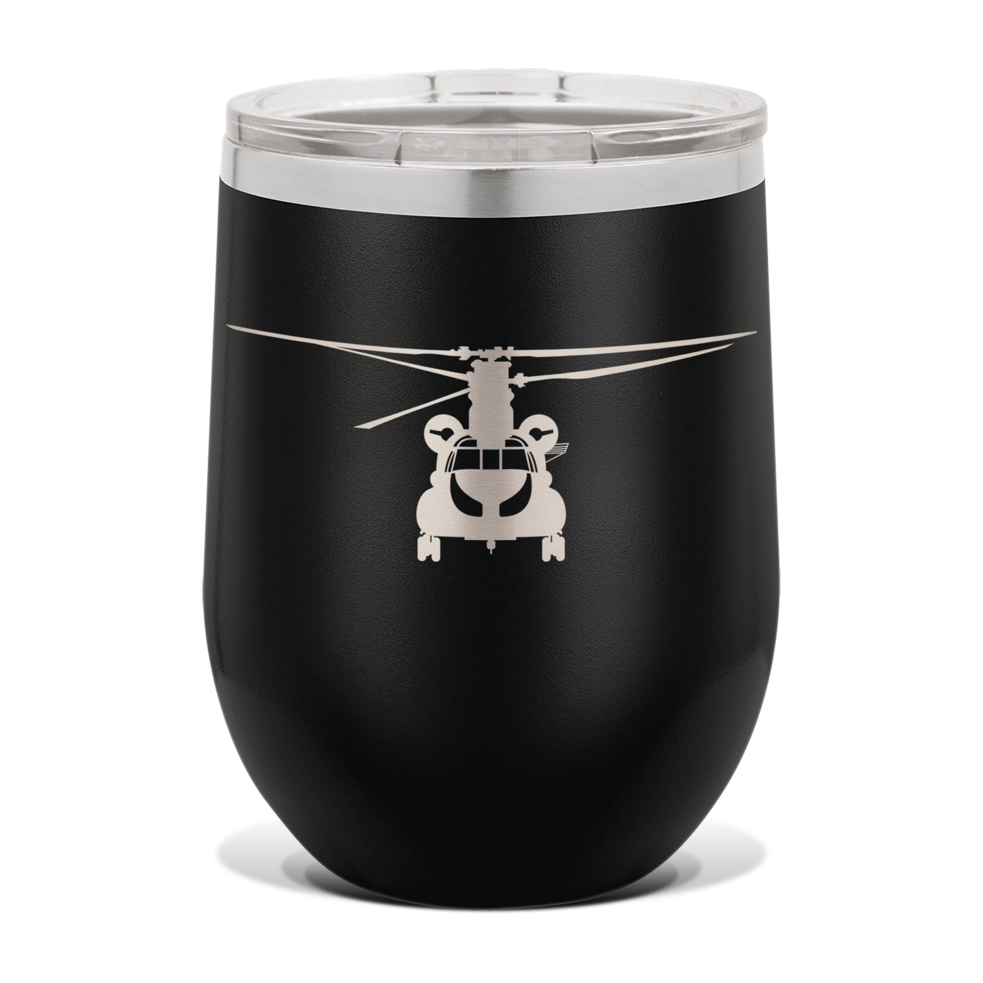 CH-47 Chinook Wine Tumbler 12 oz - Laser Engraved - Polar Camel ...