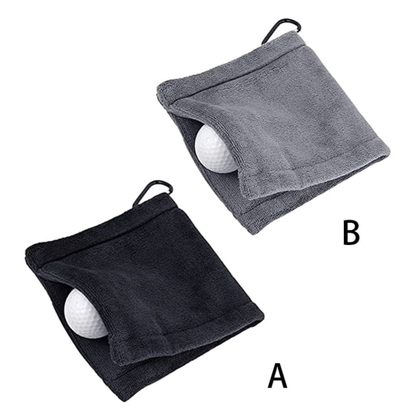 Golf Ball Cleaning Towel with Hook Water Absorption Microfiber Balls ...