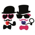 New Year Posing Props Wedding Photo Glasses Colorful Booth Family ...