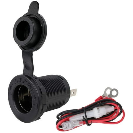 Female 12 Volt Cigarette Lighter Socket Car Automotive Marine ATV Truck ...