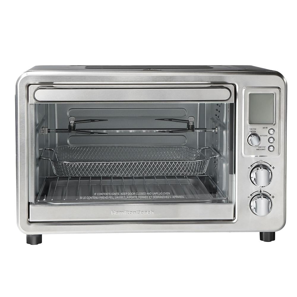 Horno con Freidora de Aire Hamilton Beach Digital Acero Inoxidable ...