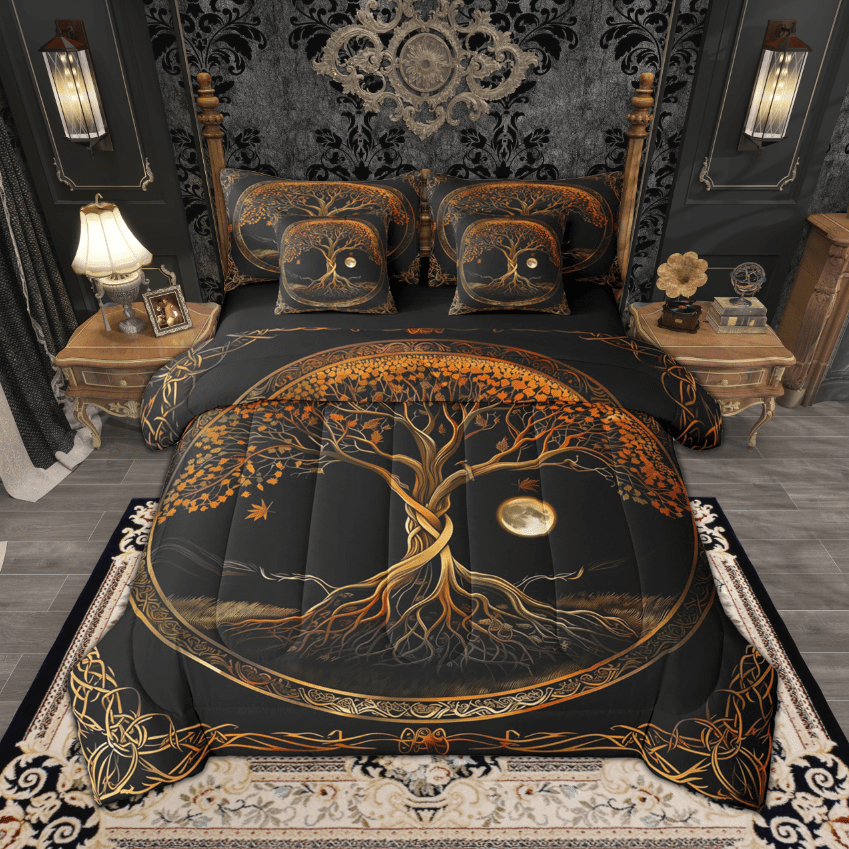 Click here for Manfei Hippie Tree Of Life Bedding Comforter Set 7... prices