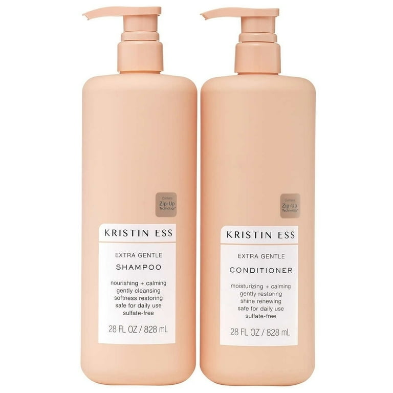 Kristin Ess Extra Gentle Shampoo and Conditioner 28 Fluid Ounce Pack of 2