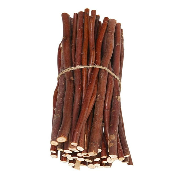 50x Rustic Natural Wood DIY Stems Wood Creative Material 20cm - Walmart.com