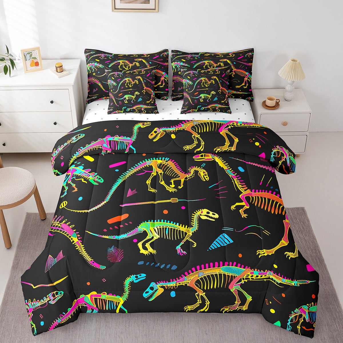 Click here for Yst Dinosaurs 7 Piece Comforter Set Full Bed In A... prices
