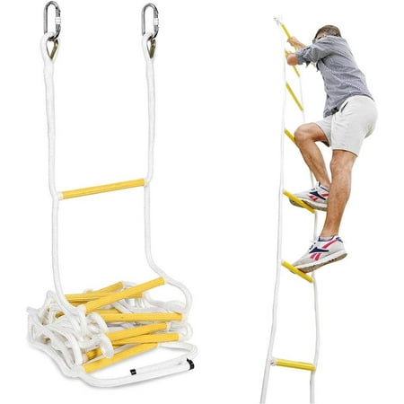 ISOP Rope Ladder for Kids 8 / 16 / 25 ft Compact Portable Playground ...