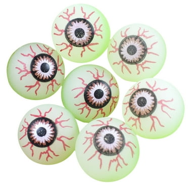 Sycnfun 24 Pcs Halloween Eyeballs Plastic Fake Realistic Eyeballs ...