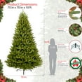 Puleo International 10ft Grand Pre-Lit Fraser Fir Artificial Christmas ...