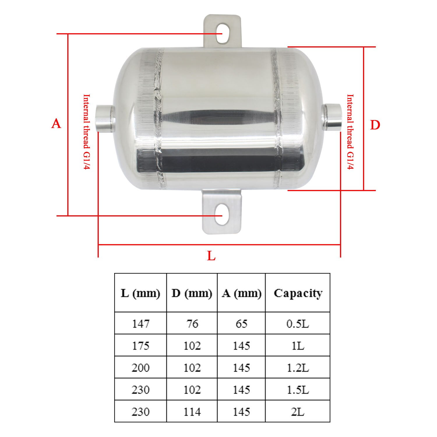 gas storage cylinder customized 304 portable stainless steel gas ...