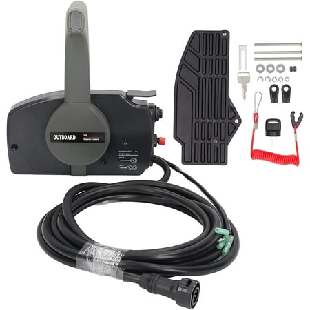 Boat Motor Remote Control Box,7Pin Outboard Remote Control Box Kit ...