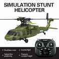 K200 UH-60 Simulation BlackHawkk 6CH RC Helicopter with One-Key ...