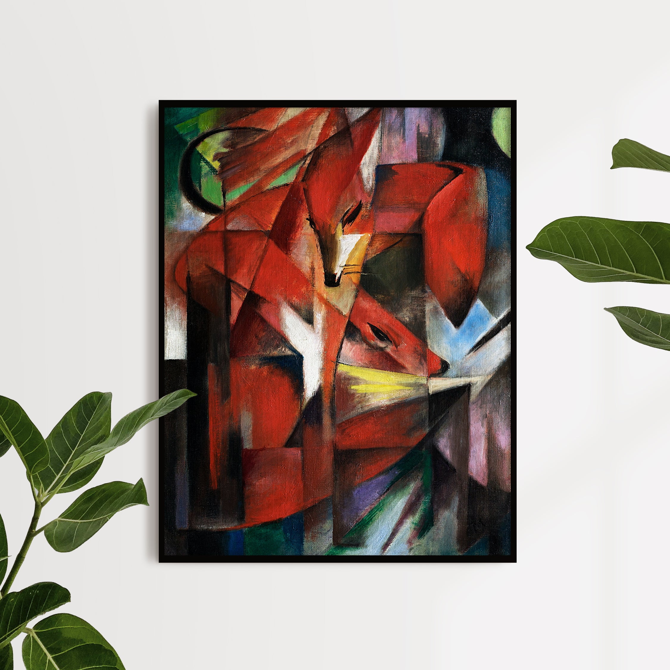 The Foxes - 1913 | Franz Marc | Premium Fine Art Print | 19th Century ...