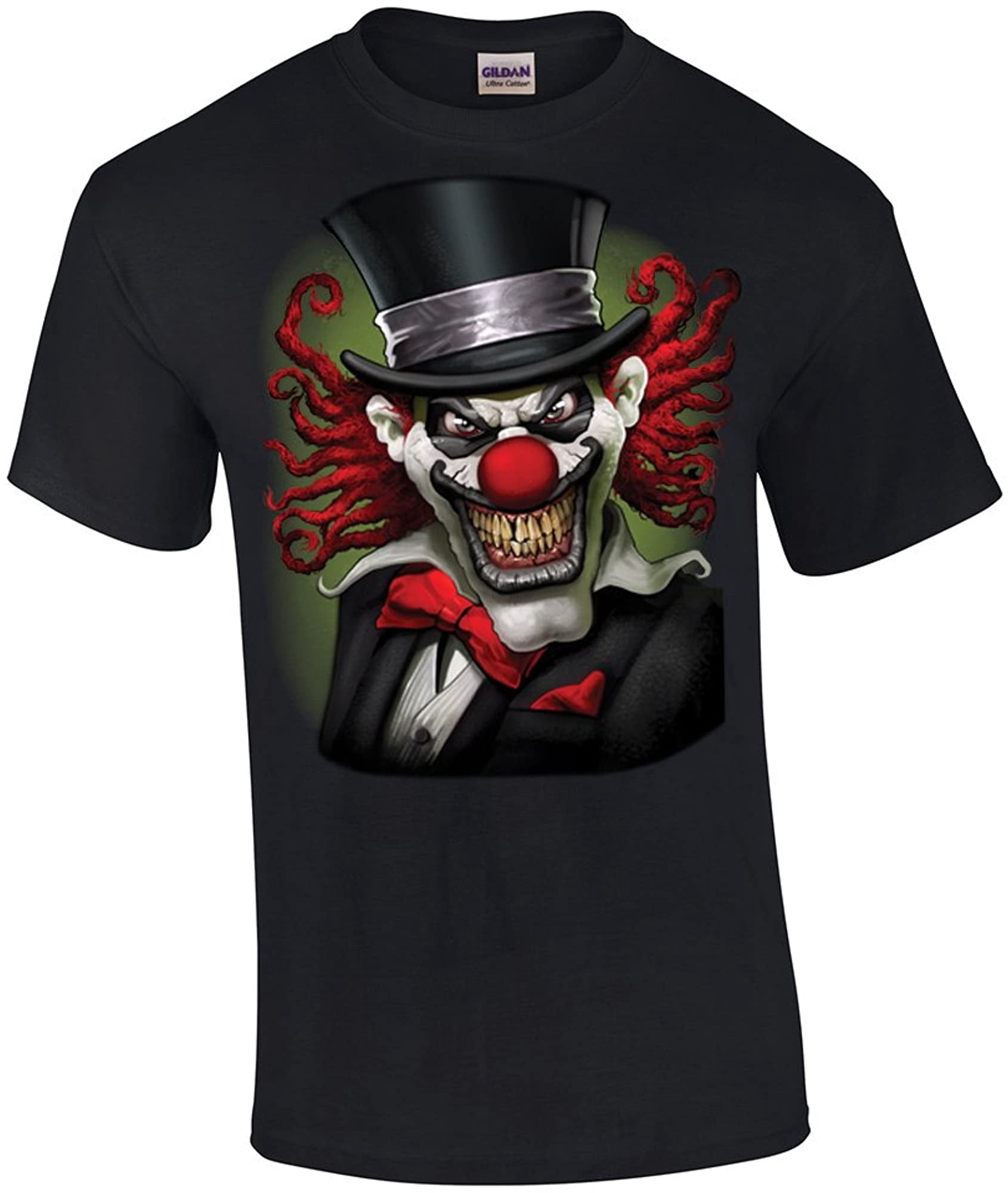 Clown Tee Shirt Crazy Clown with A Top Hat Military | Walmart Canada