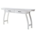Furniture of America Hesse 2-Drawer Console Table, White Oak - Walmart.com
