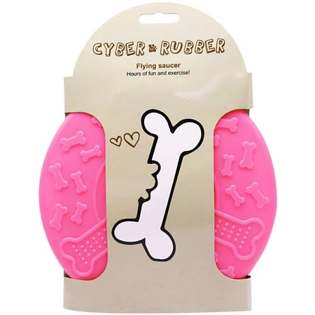 Dog Soft Rubber Frisbees Indestructible Flyer Flying Disc Pet Toy ...