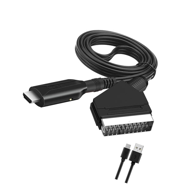 SCART to Converter Cable Flexible 1080P/720P 1M Length for TV DVD ...