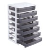 IRIS Small 4-Drawer Compact Desktop Organizer, Stacking Desktop Unit ...