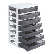 IRIS Small 4-Drawer Compact Desktop Organizer, Stacking Desktop Unit ...