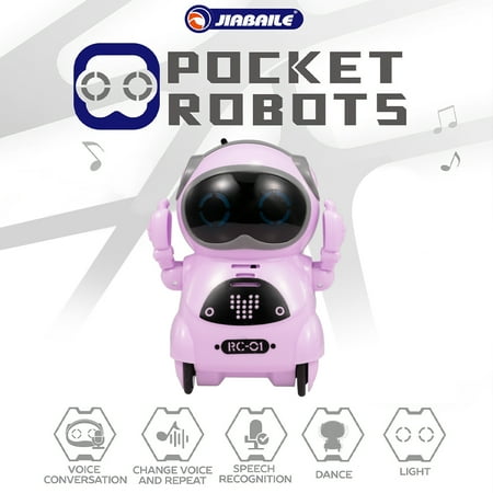 939A Pocket Robot Talking Interactive Dialogue Voice Recognition Record ...