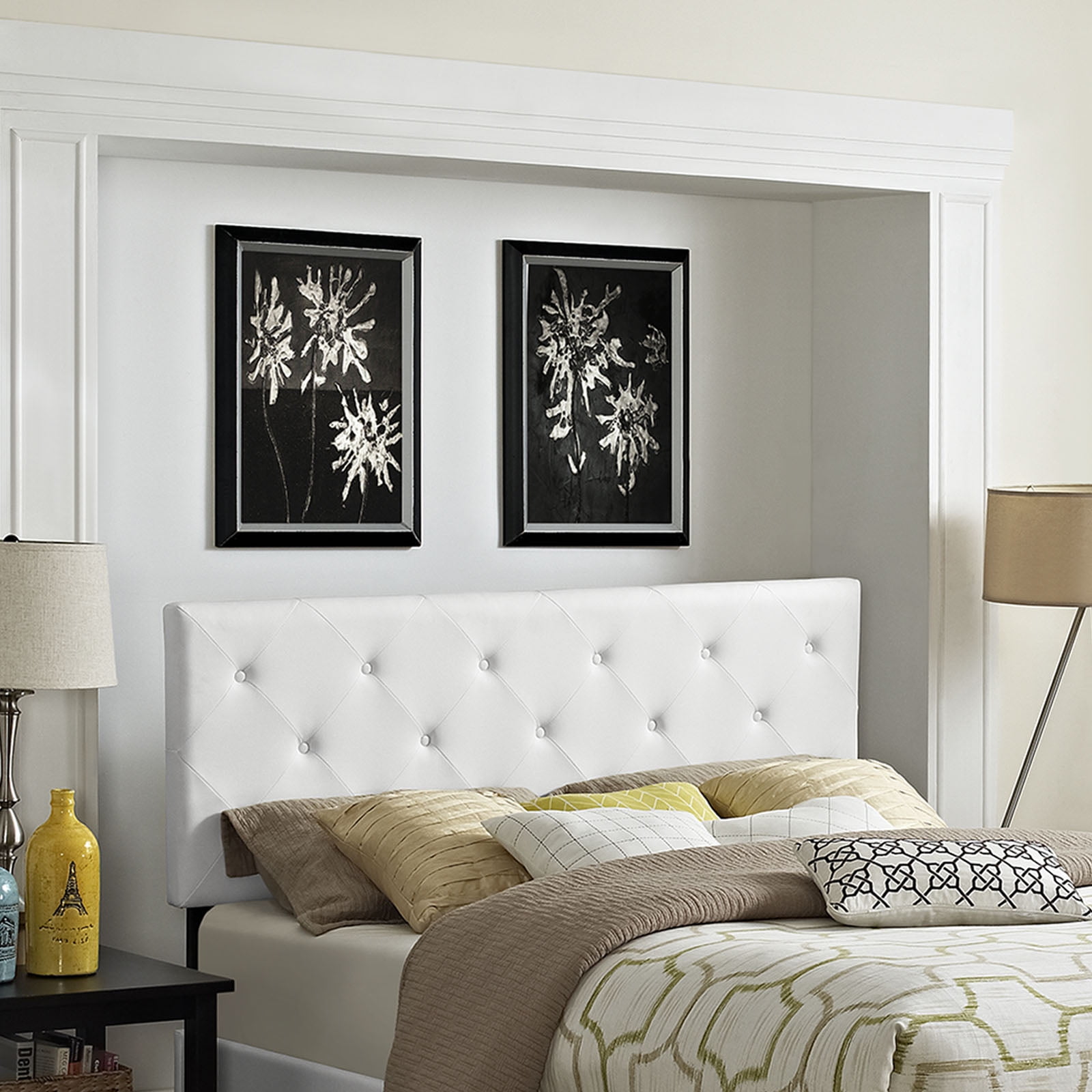 Modway Terisa Tufted Button Headboard, Multiple Sizes and Colors ...