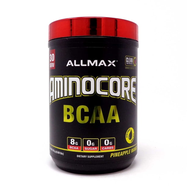 AMINOCORE BCAA, Pineapple Mango, 0.69 lbs (315 g), ALLMAX - Walmart.com