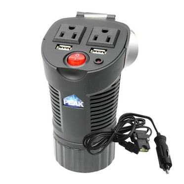 Extreme Max 1229.4035 Cup Holder Power Inverter - 200 Watt - Walmart.com
