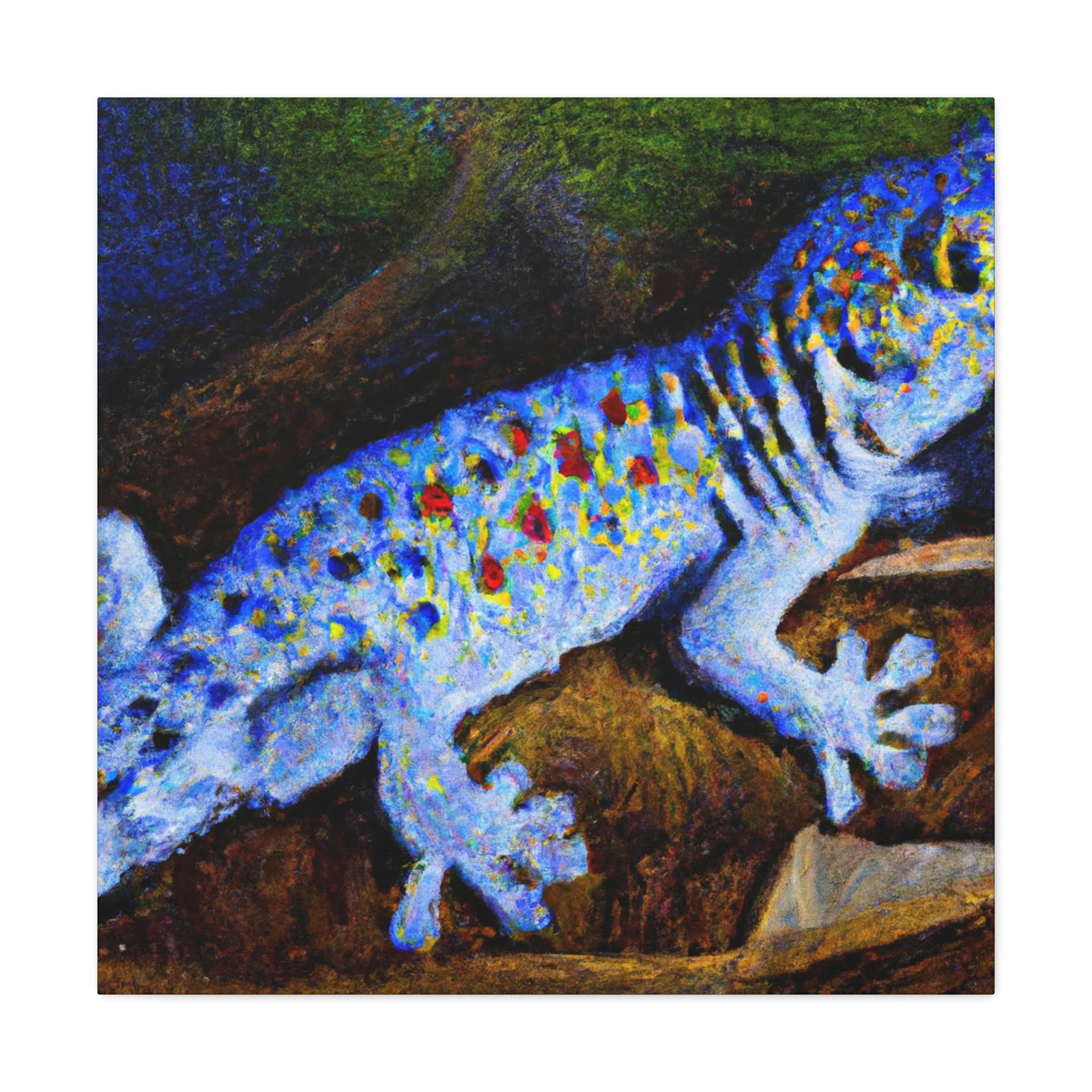 Geckos of Impressionism - Canvas - Walmart.com