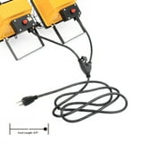 HyperTough 1000-Watt Corded Halogen Twin Head Tripod Work Light, Model ...