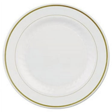 WNA Designerware Plastic Plates, 10 1/4 Inches, Clear, Round, 8/Pack ...