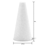 FloraCraft CraftFōM 2-piece Foam Cone 2.75-inch x 6-inch White ...