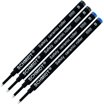 Schmidt 635 Black 4-Pack Mini D1 Ball Point Pen Refills, Medium Tip ...