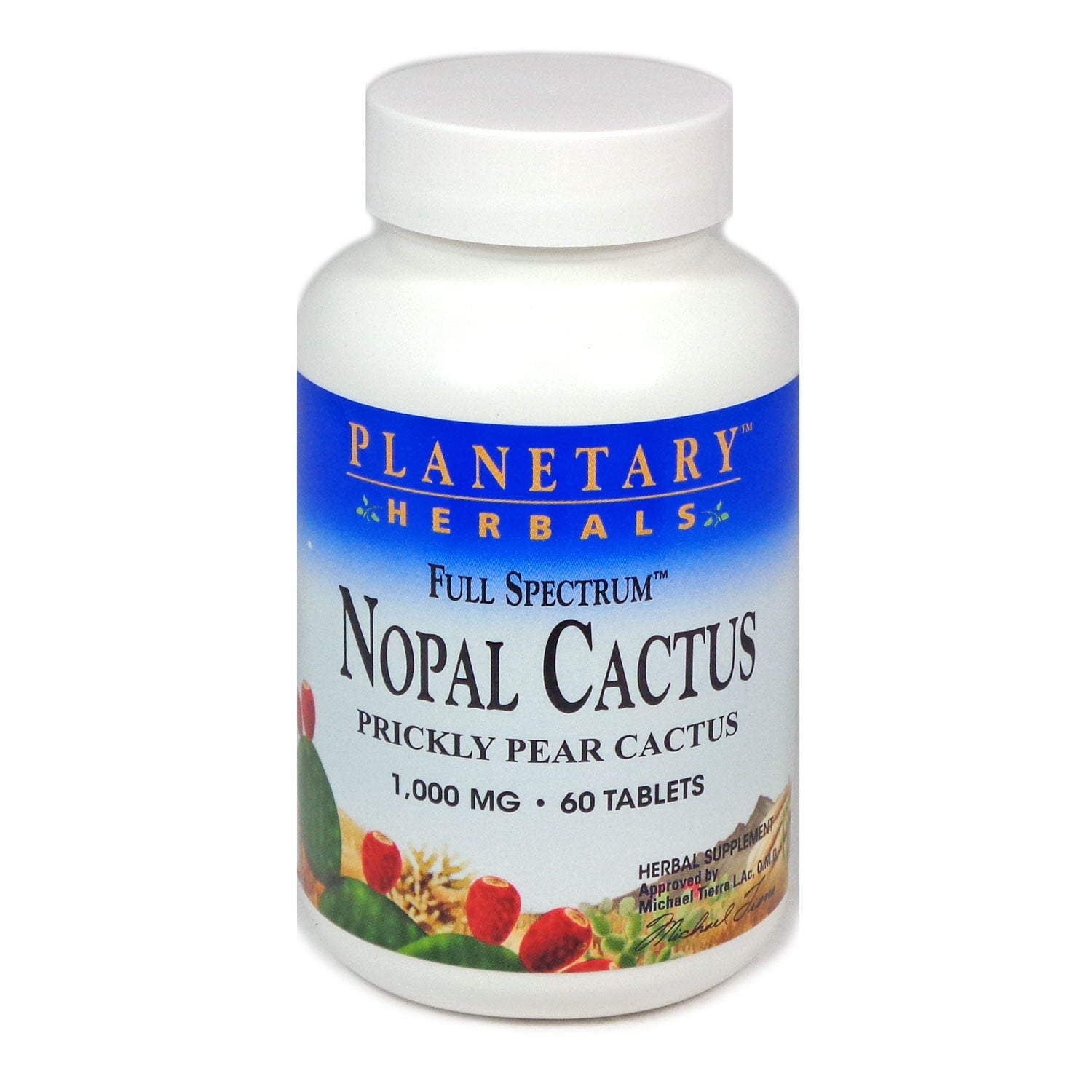 Planetary Herbals Full Spectrum Nopal Cactus Tablets, 60 Ct - Walmart.com