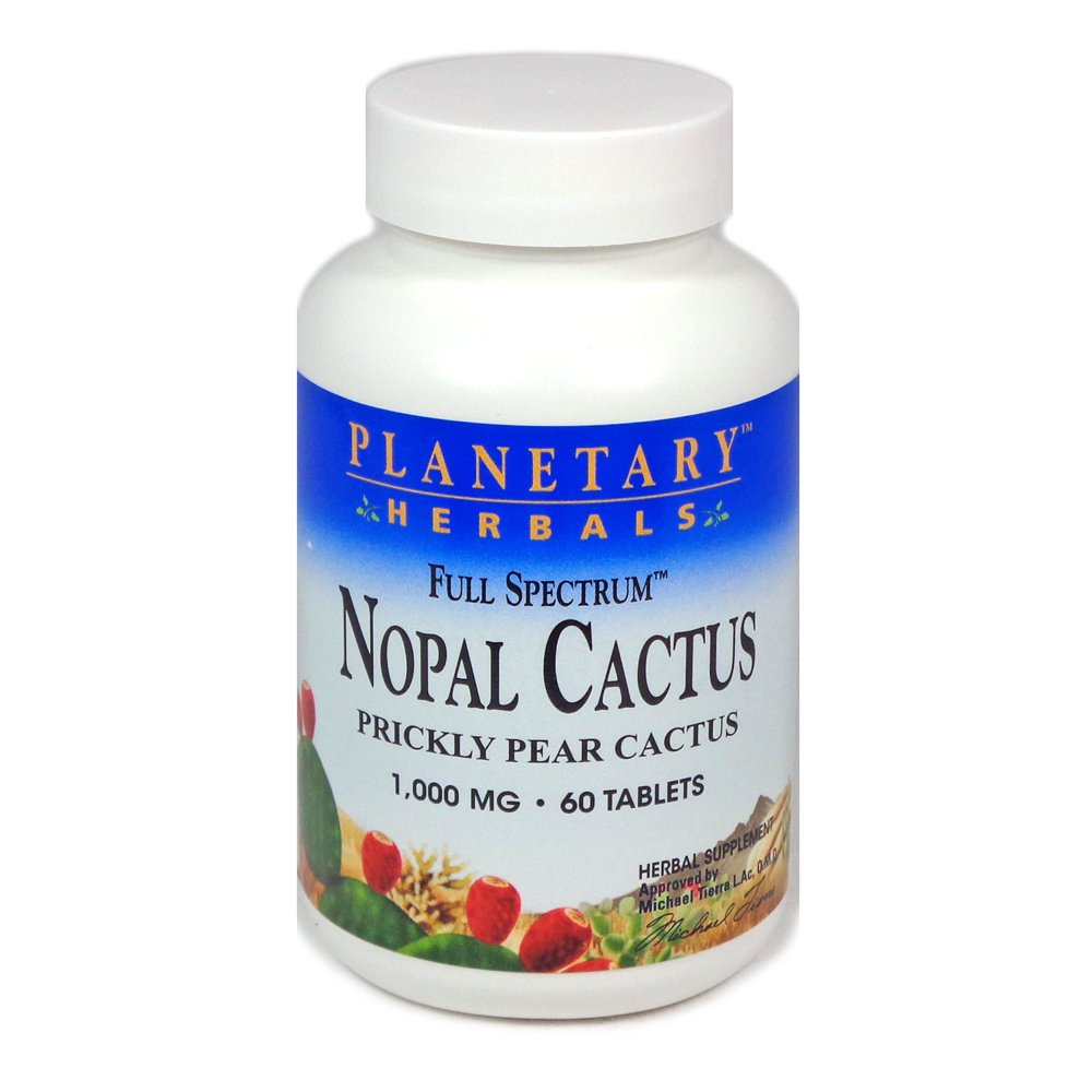 Planetary Herbals Full Spectrum Nopal Cactus Tablets, 60 Ct - Walmart ...