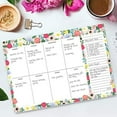Floral Weekly Planner 2025, Undated Sheets To Do List Notepad, 7x10 ...